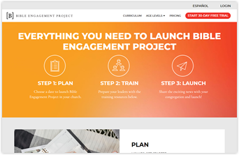 Getting Started with Bible Engagement Project